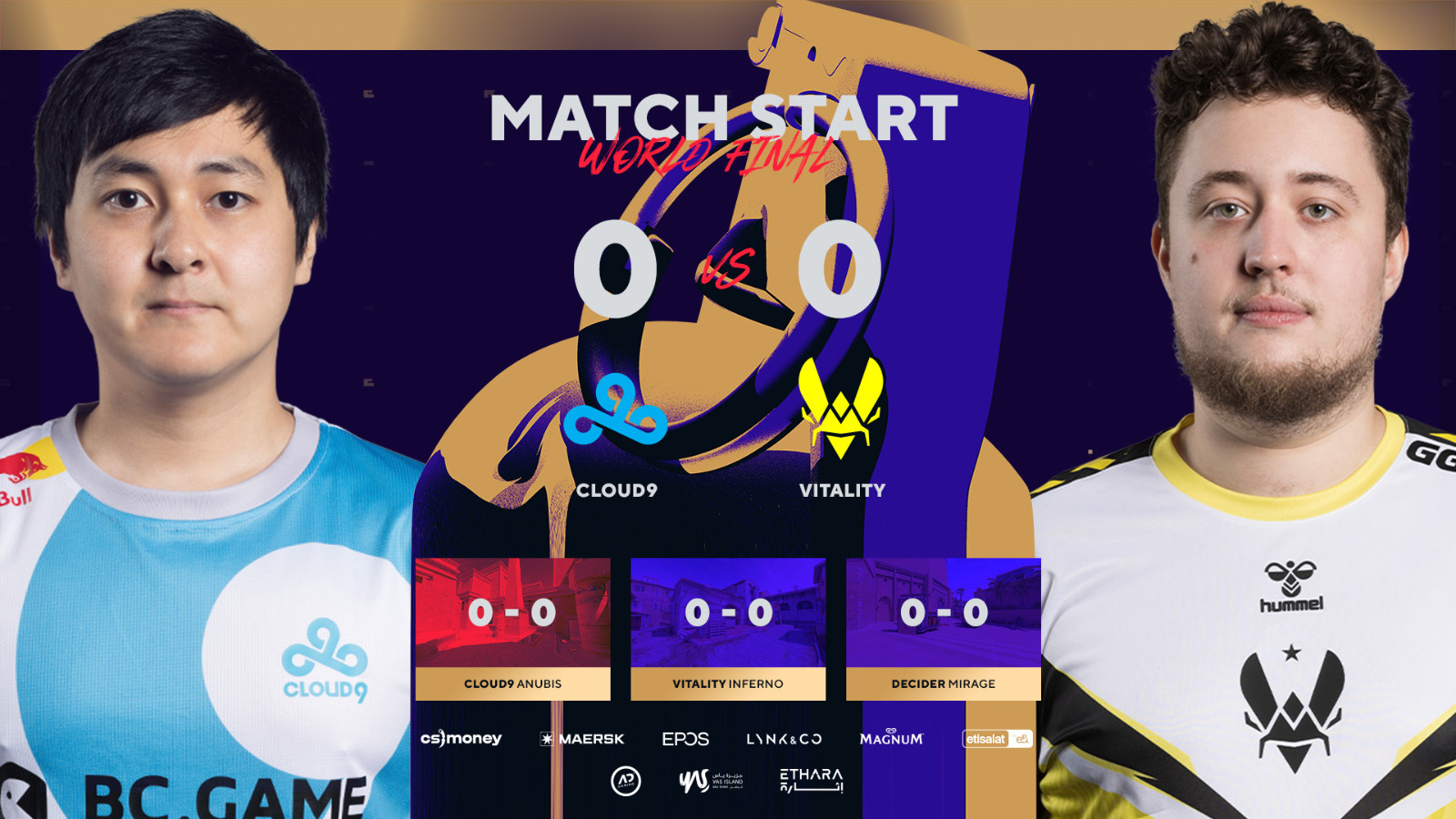 Counter-Strike 2 รายการ BLAST Premier World Final 2023 | วันที่ 2 Group A รอบ Upper Final ยิงไม่ ...