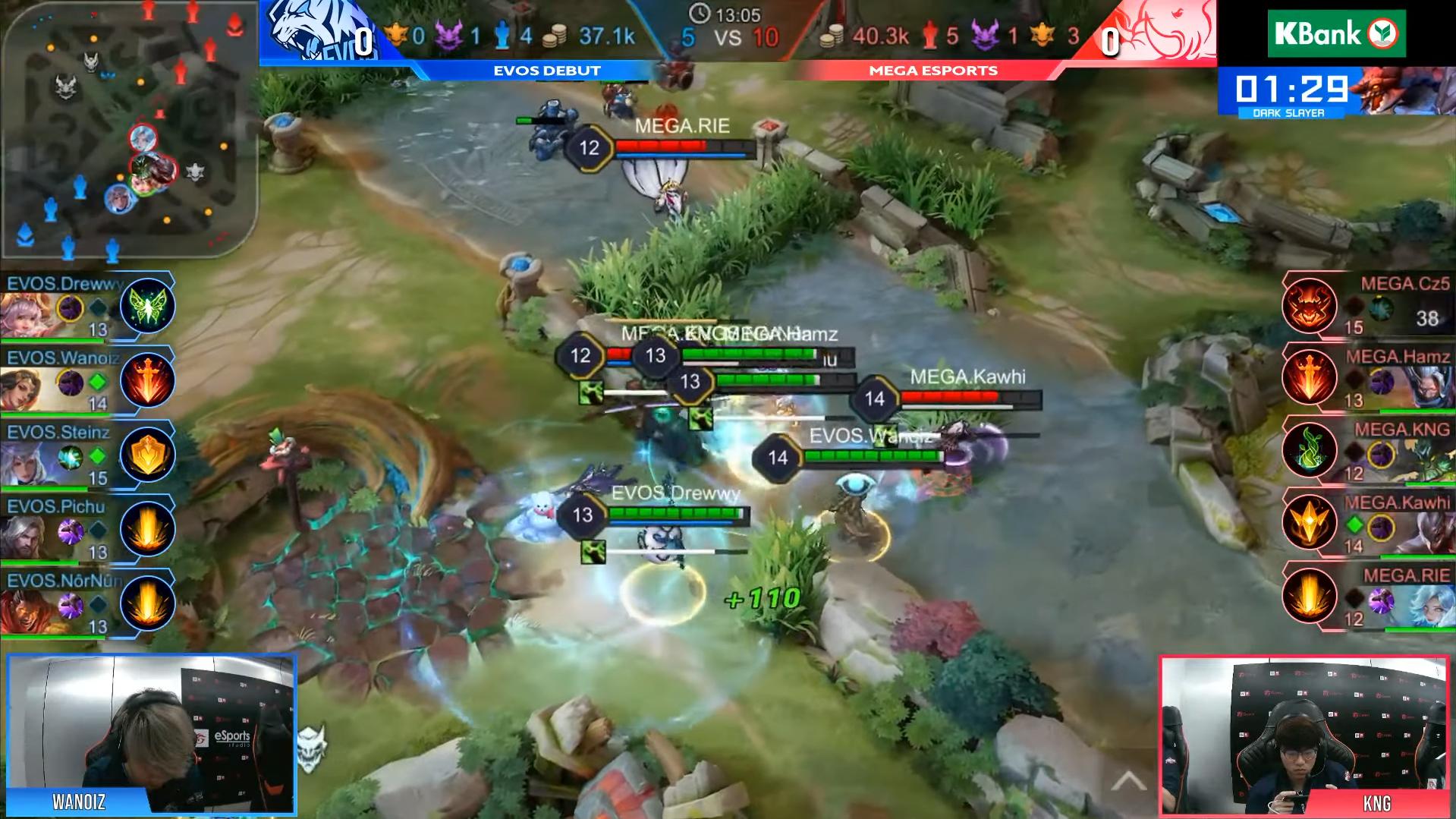 Talon ก้าวทีละ 2 แต้ม MEGA แรงต้น แผ่วปลาย พ่าย Evos 3-0 สรุปผล RoV Pro ...
