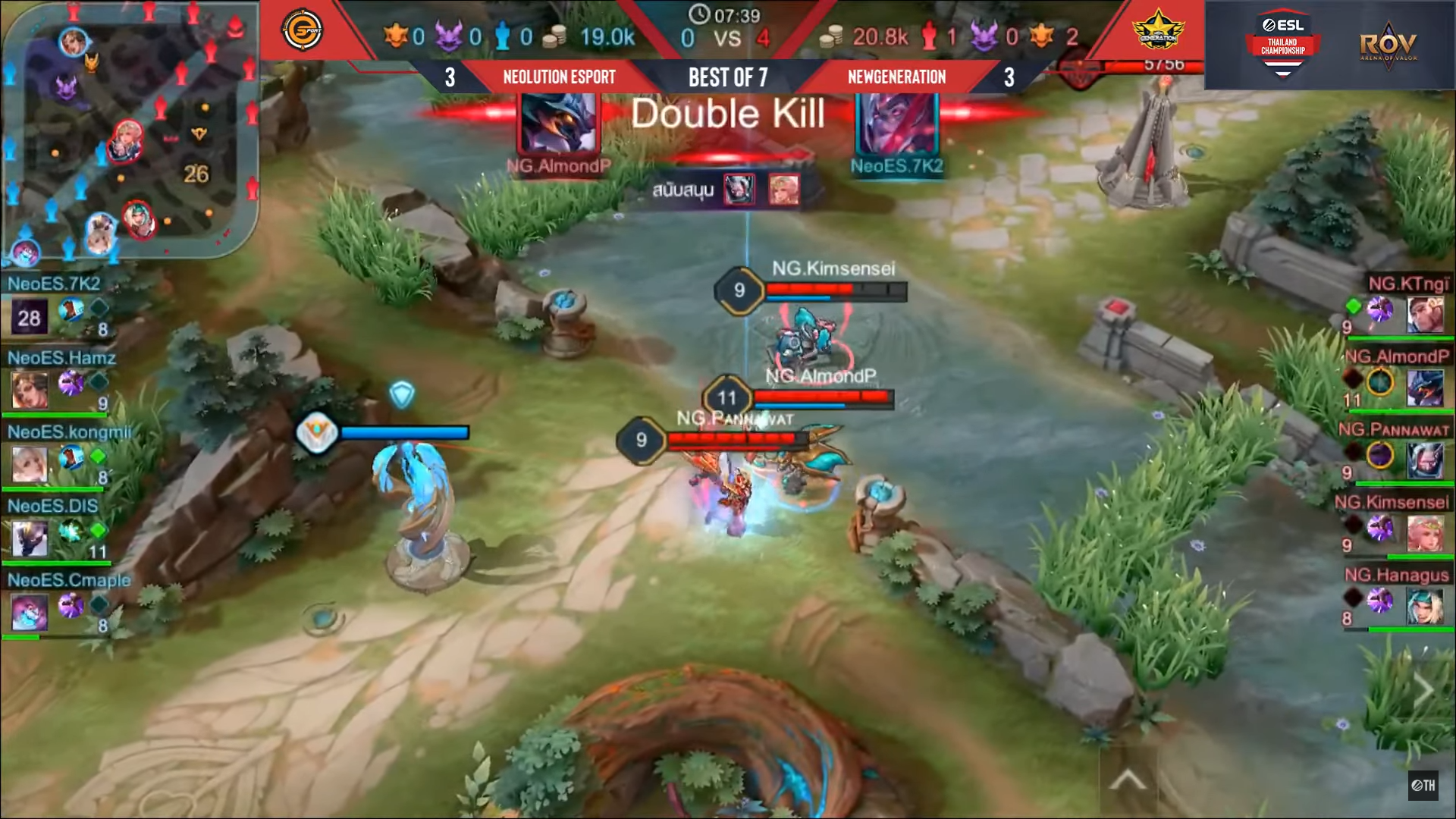 Neolution Esport เฉือน NewGeneration 4-3 เกม คว้าแชมป์ RoV ESL Thailand Championship 2020 ...