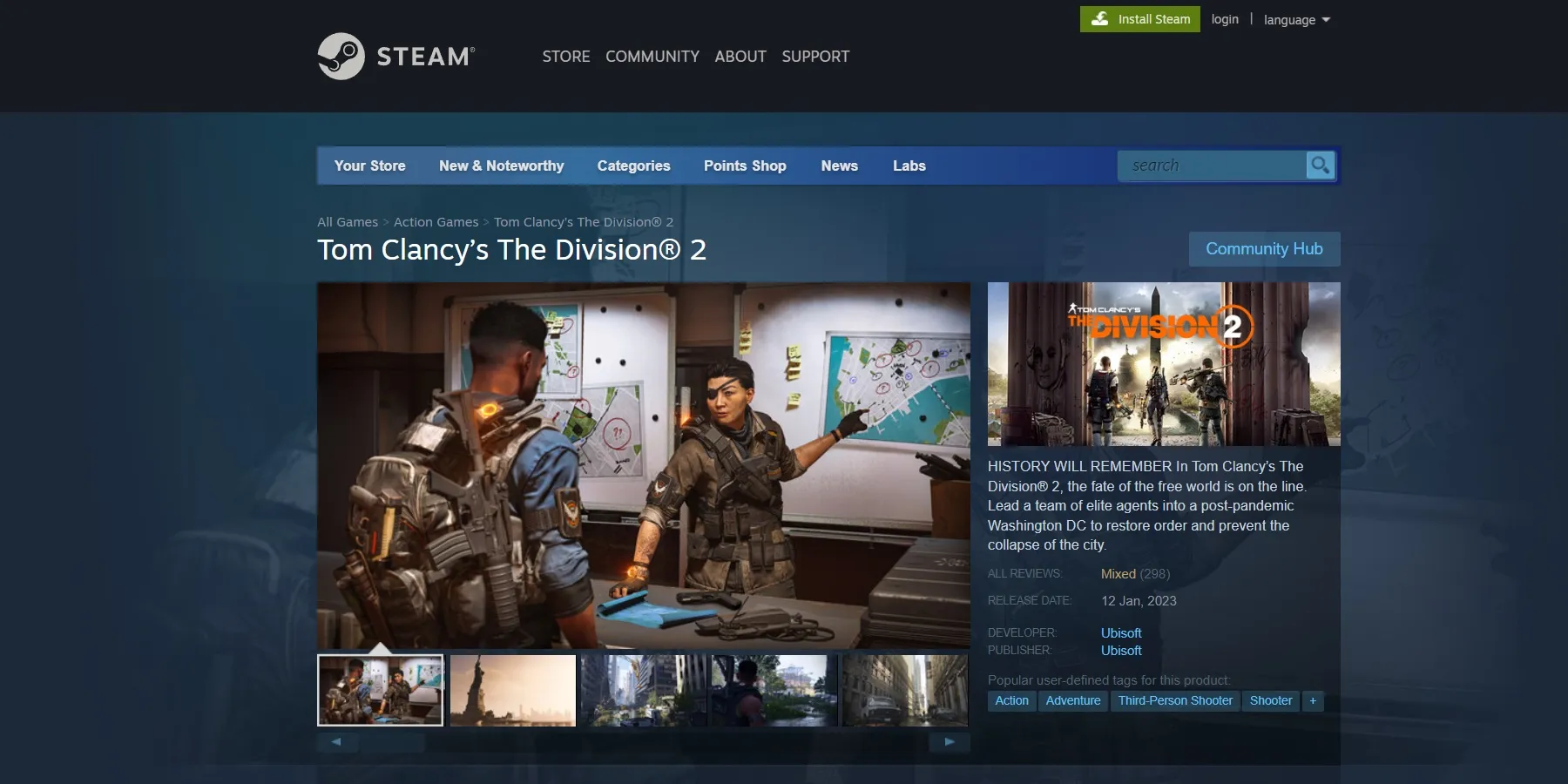 The Division 2 ได้รับบทวิจารณ์ที่หลากหลายหลังจากวางจำหน่ายบน Steam ...