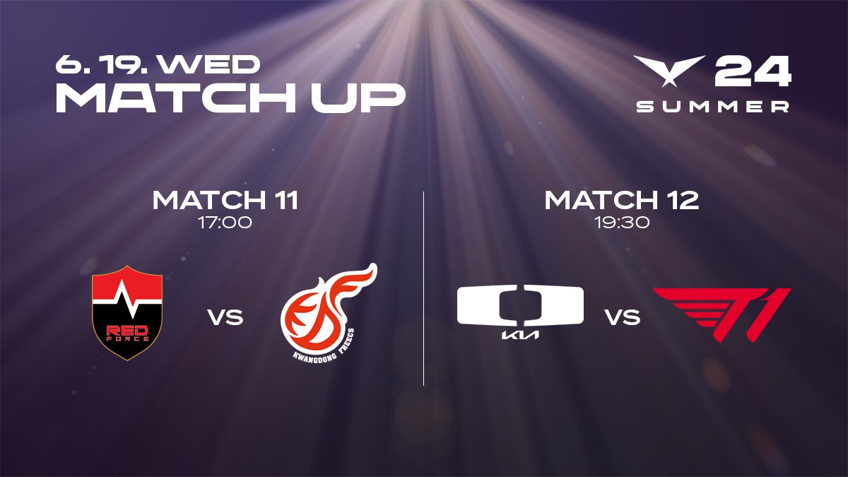 LCK SUMMER 2024 เปิดตัวสัปดาห์ที่ 2 ด้วยความมัน T1 ปะทะ DK และ KDF มา ...