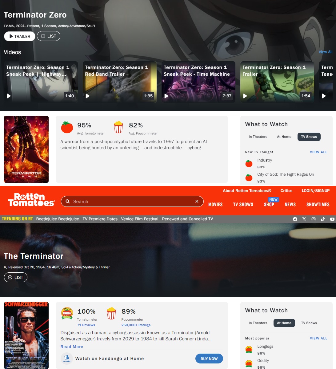Terminator Zero บน Netflix ได้รับคำชื่นชมและคะแนน Rotten Tomatoes สูง ...