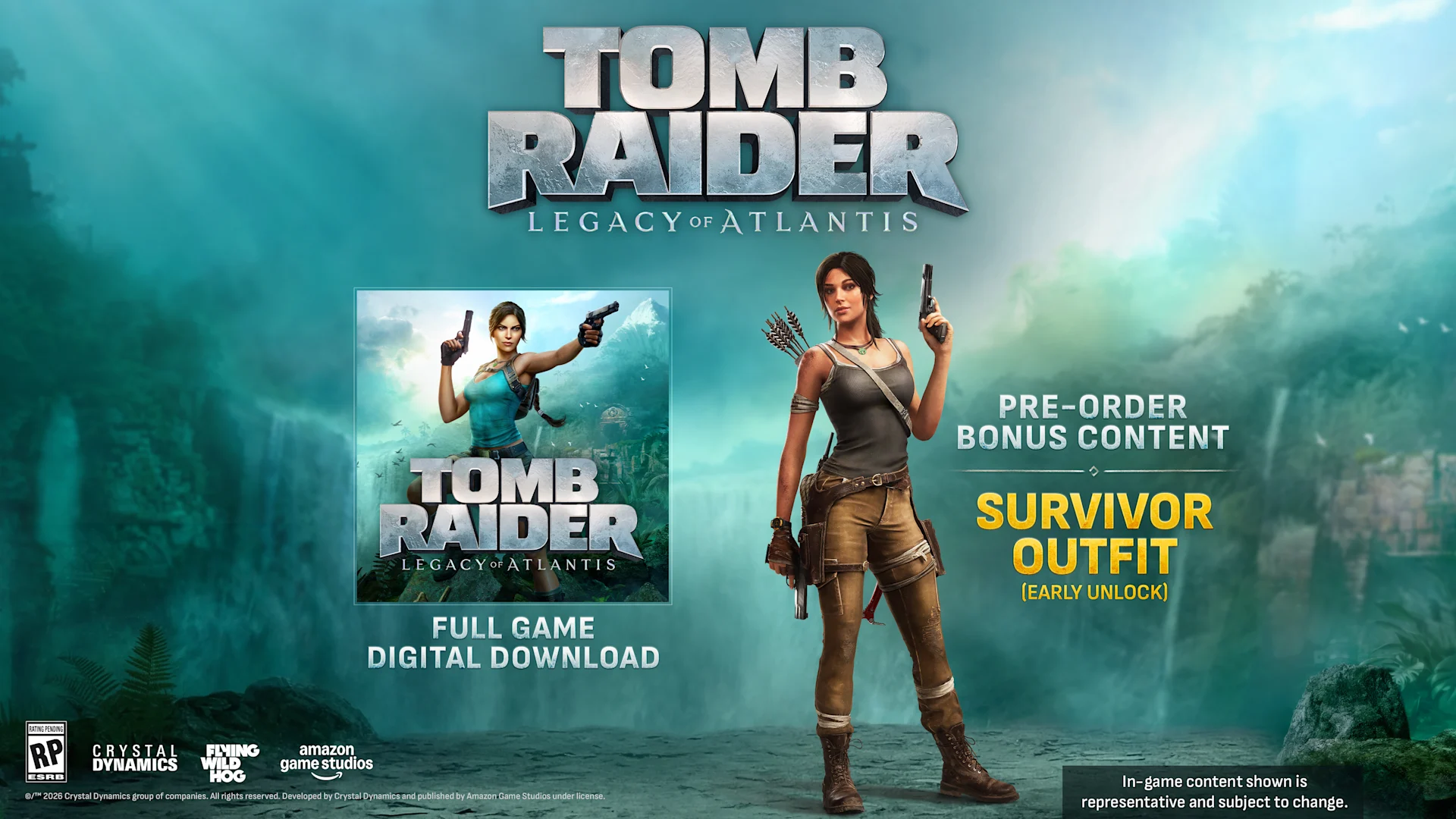 Tomb Raider: Legacy of Atlantis เผยโบนัสสั่งซื้อล่วงหน้า วางจำหน่าย ...