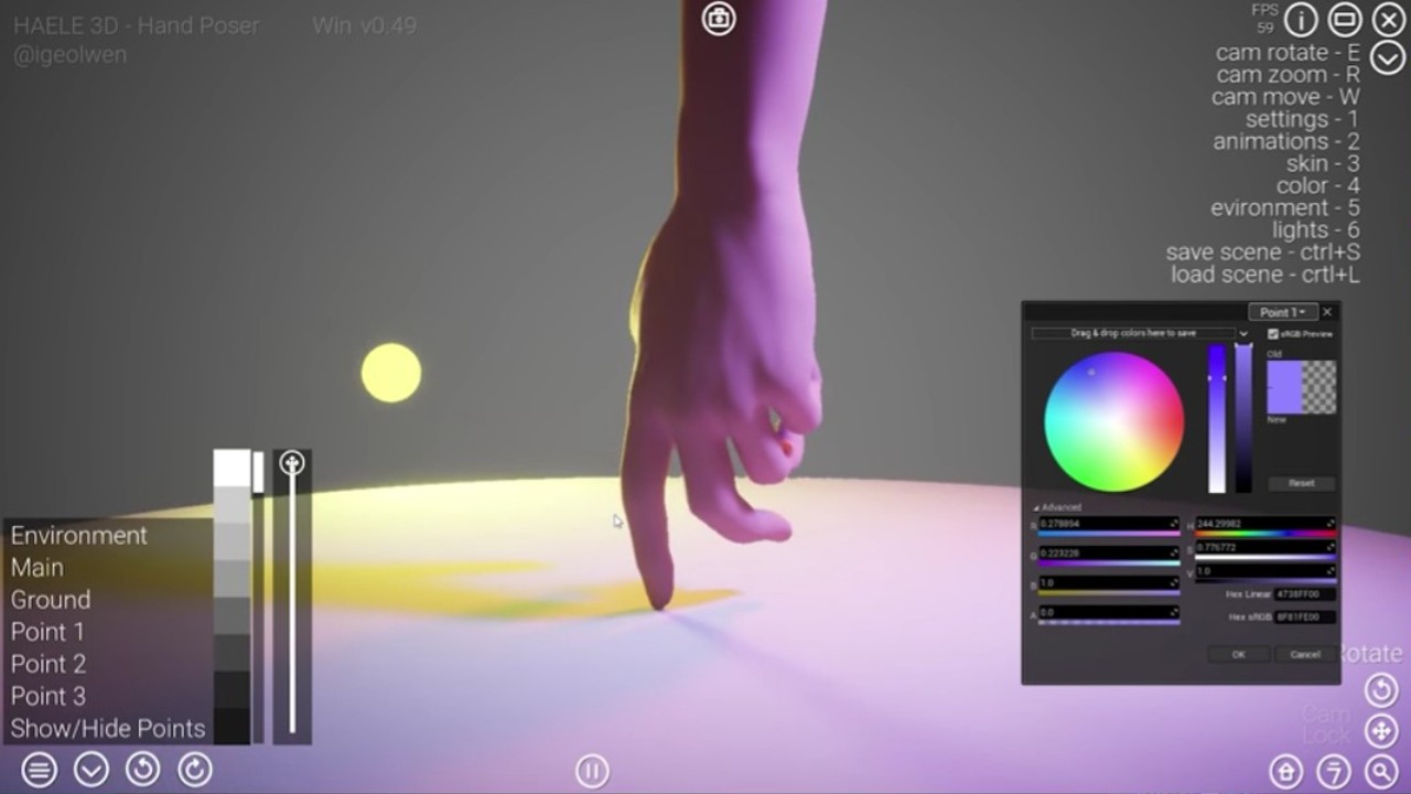 Steam手部模擬器《HAELE 3D - Hand Poser》發售，自訂手部姿勢應有盡有 | 4Gamers