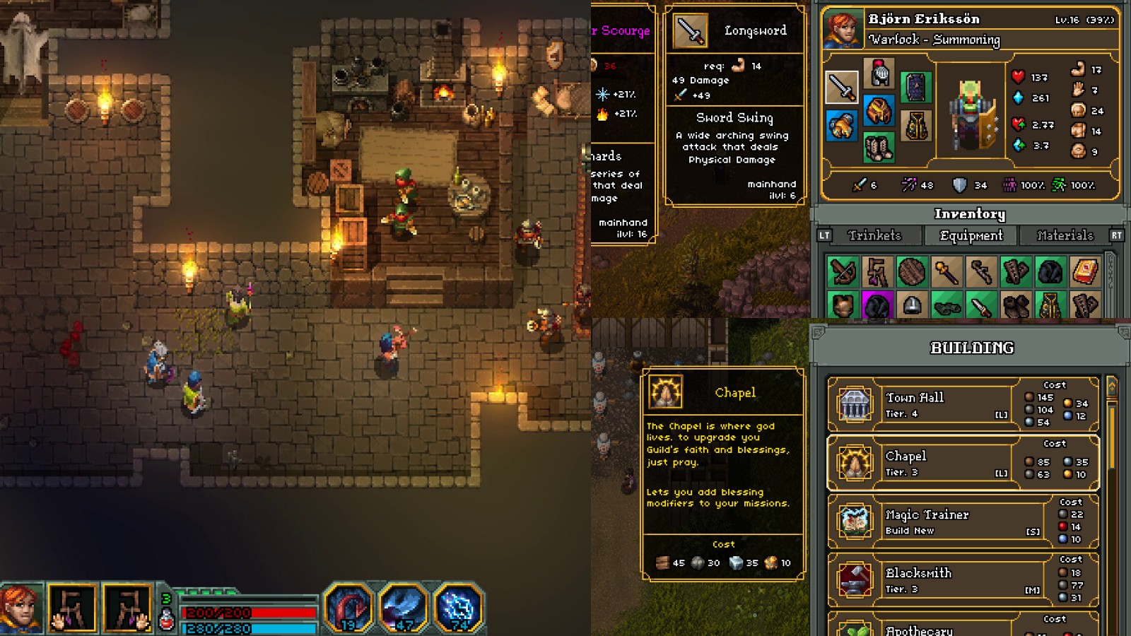 Roguelike多人合作ARPG《鐵錘守衛英雄傳2》Steam 1月發售，追加城鎮建設+範圍更大的隨機地下城冒險 | 4Gamers