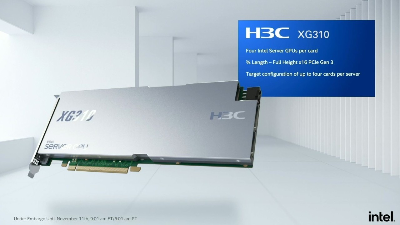 Intel เปิดตัว H3C XG310 การ์ดจอสำหรับเครื่อง Server ความแรงสูง ...