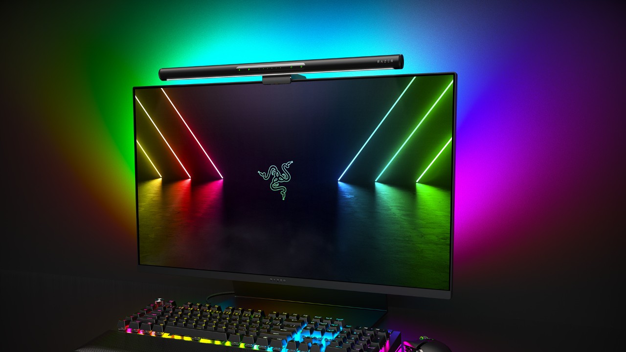 Razer推出具備RGB氛圍燈的螢幕掛燈 | 4Gamers