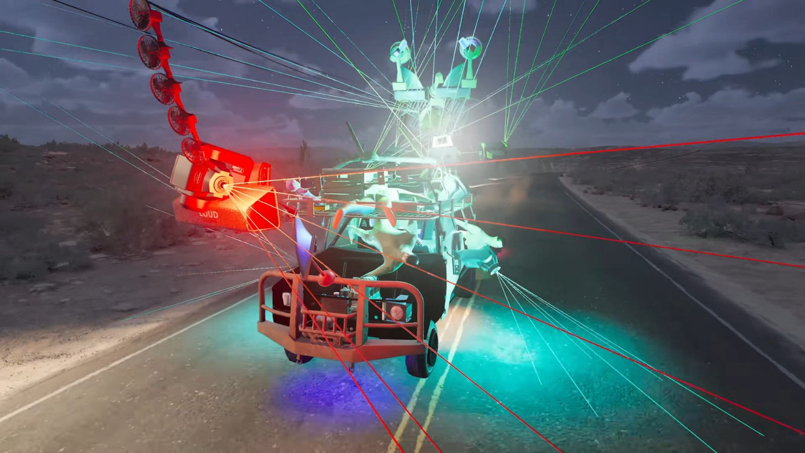 Steam駕車生存模擬《Drive Beyond Horizons》人氣直升，自由改裝車輛+射擊殭屍與飛碟的混沌遊戲 | 4Gamers