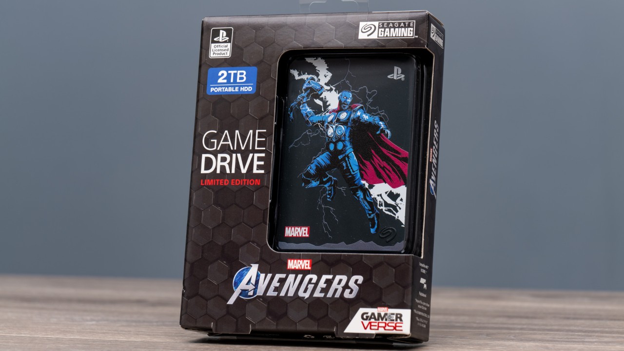 Seagate Game Drive外接硬碟《漫威復仇者聯盟》限定版動手玩 | 4Gamers