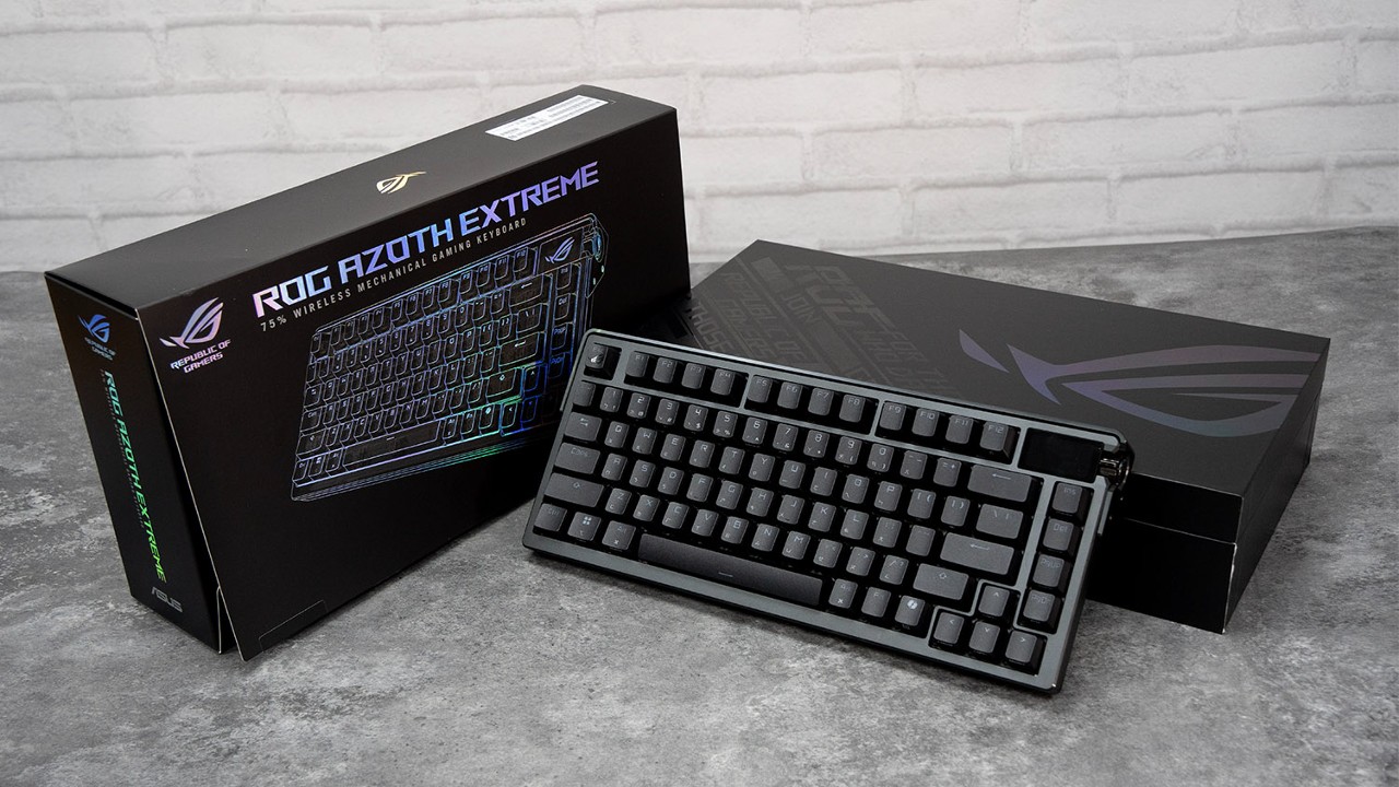 華碩ROG Azoth Extreme評測：可自由支解的無線電競鍵盤 | 4Gamers