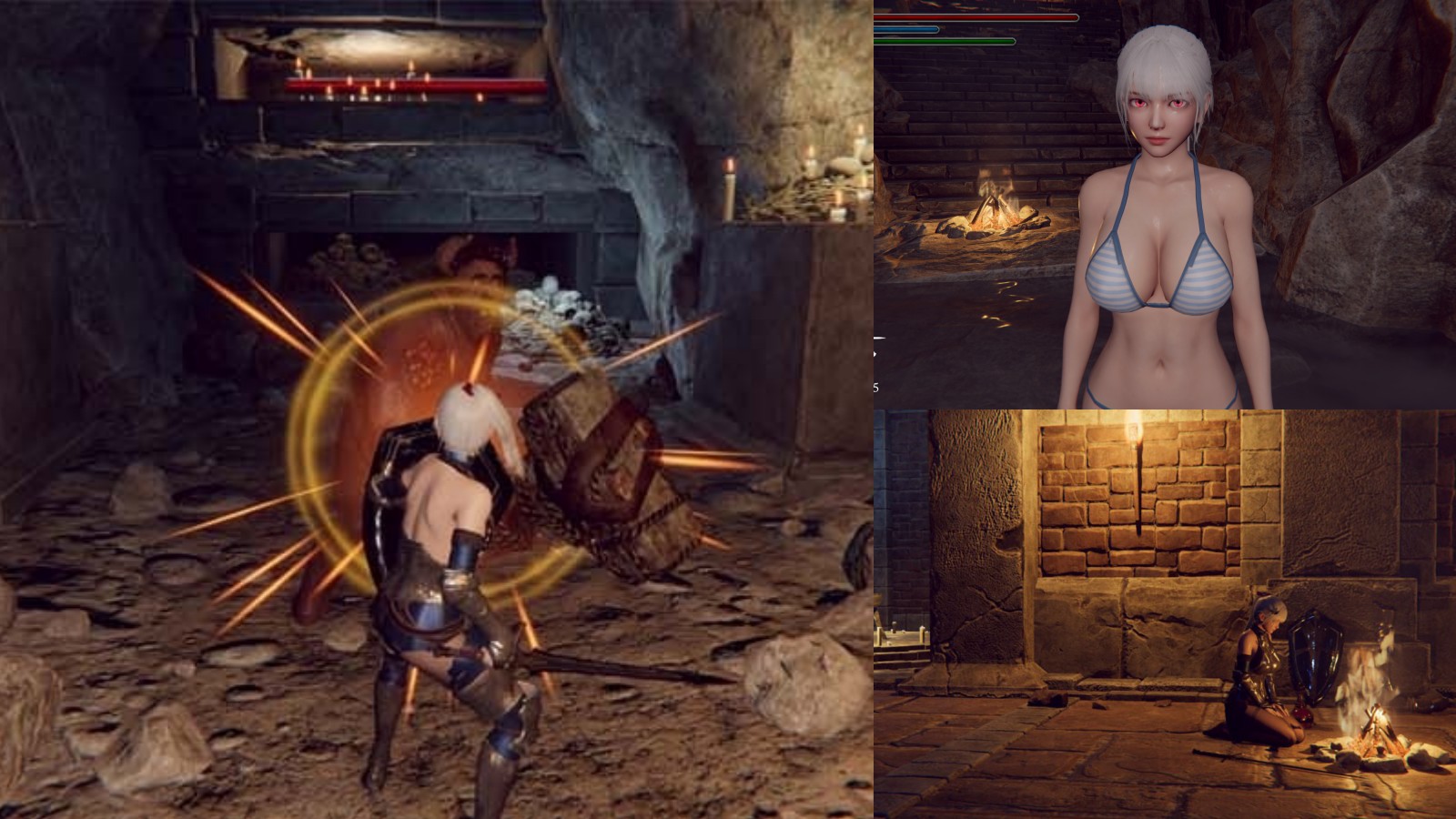 3D紳士動作冒險《地下城的女騎士》Steam步兵版好評發售，布料越少防禦不會更好 | 4Gamers