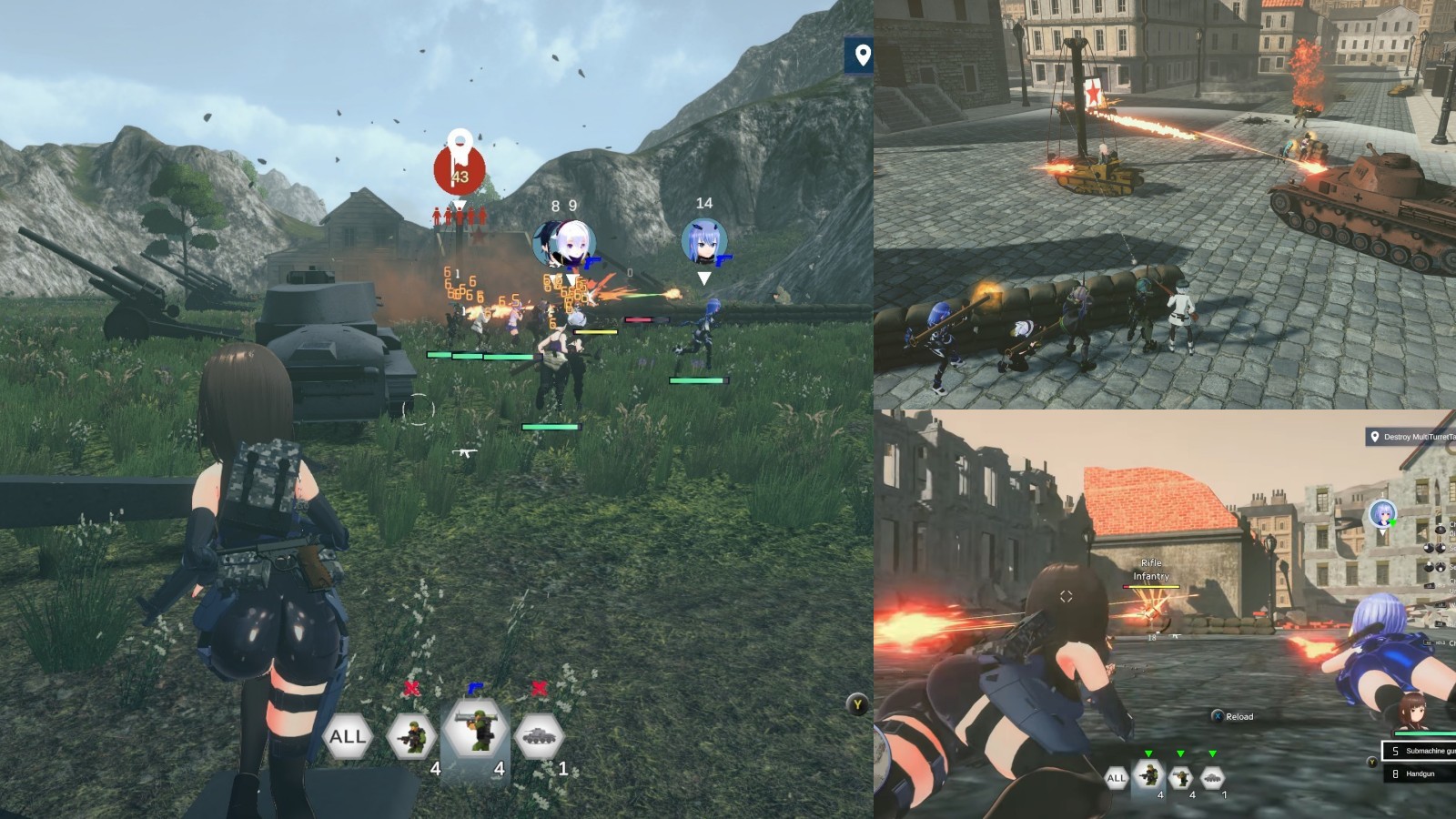 3D少女戰場射擊《Commander of Battlefront》多兵種載具的戰略單機遊戲，確認日後登上Steam | 4Gamers