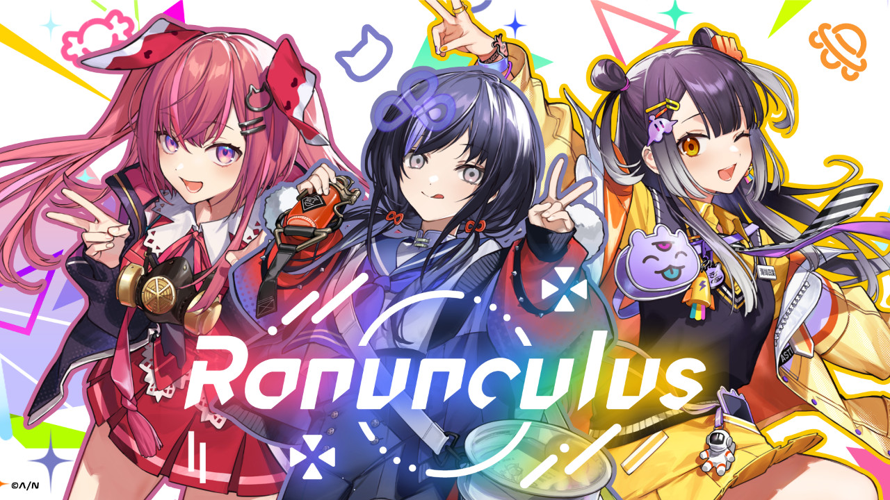 彩虹社自家培訓，新組合「Ranunculus」三人即將出道 | 4Gamers