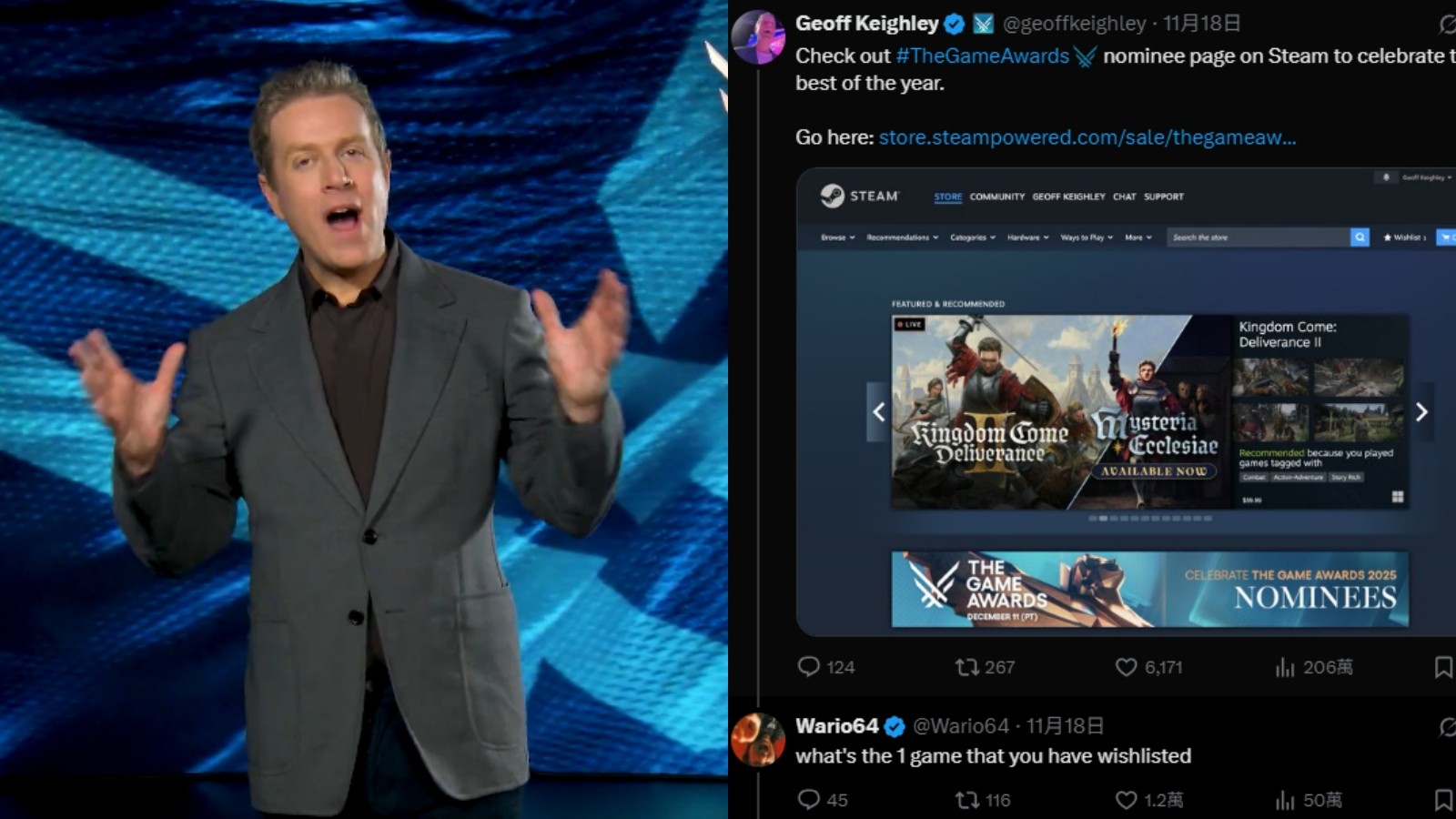 TGA主持人一張Steam截圖點燃《戰慄時空3》陰謀論 社群追問倒底數三沒？ | 4Gamers