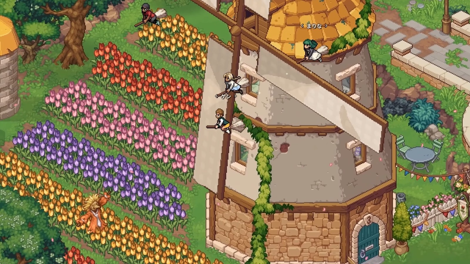 魔法校園像素生活《Witchbrook》2025年冬發售，支援4人上學實機影像曝光 | 4Gamers