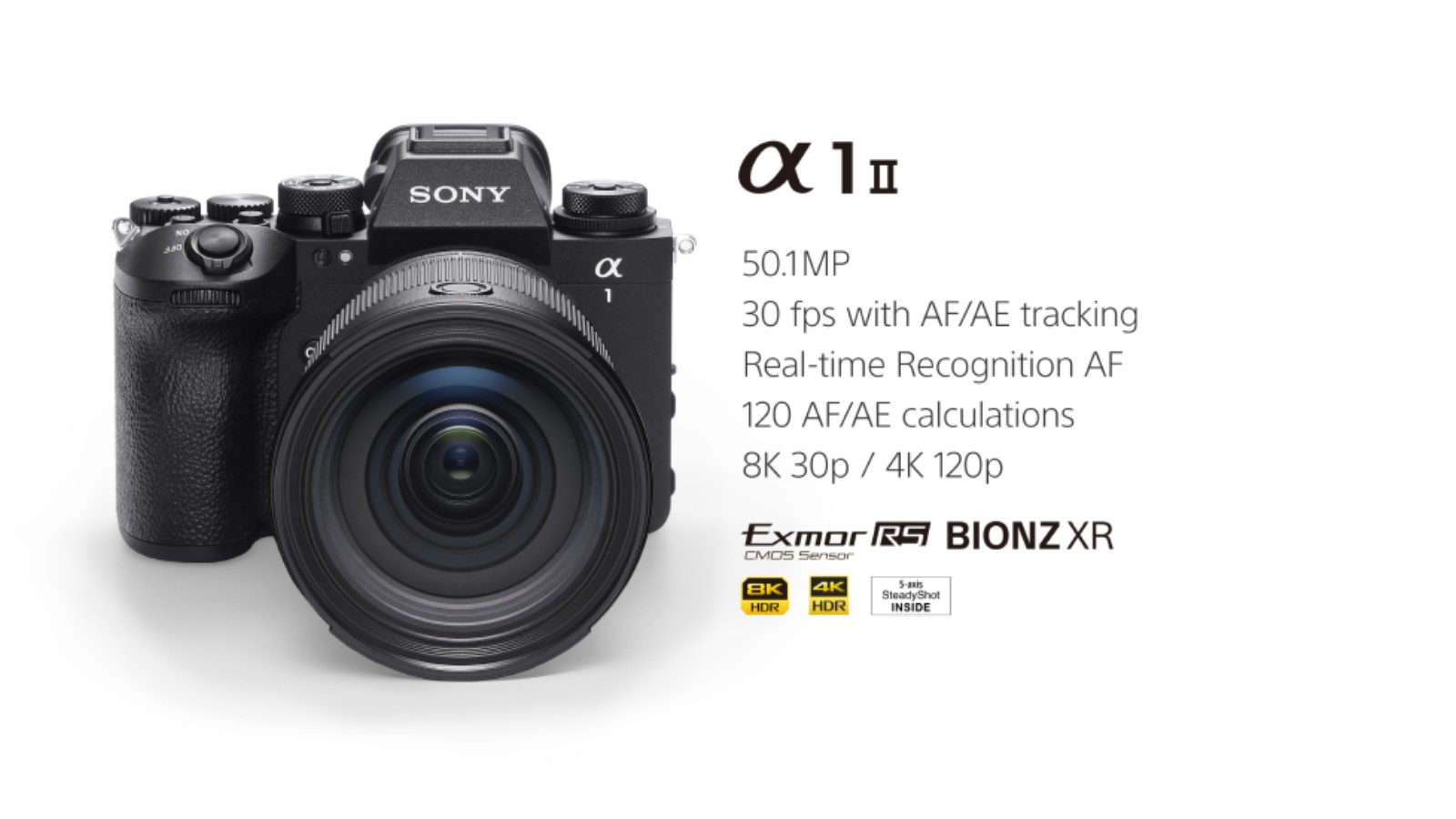 Sony A1 II全幅攝錄機皇發表，AI對焦、高ISO畫質再提升 | 4Gamers