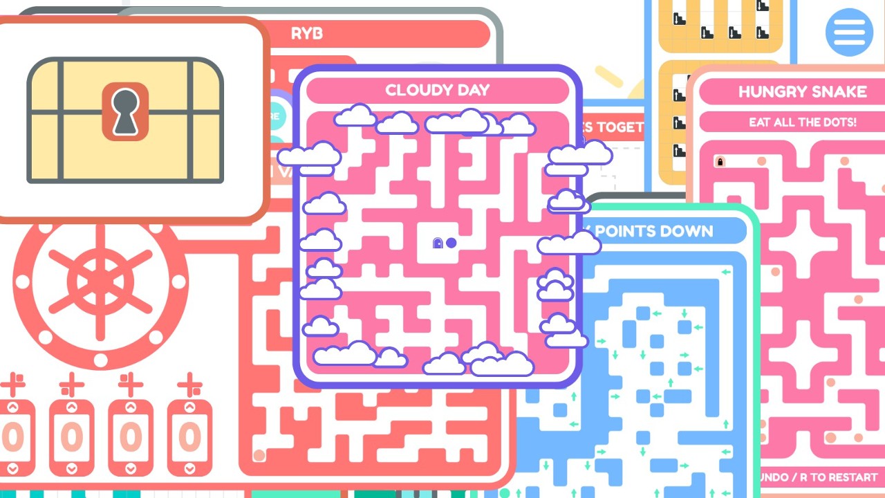 Steam迷宮益智《20 Small Mazes》免費上架，從New Game開始就要動腦 | 4Gamers