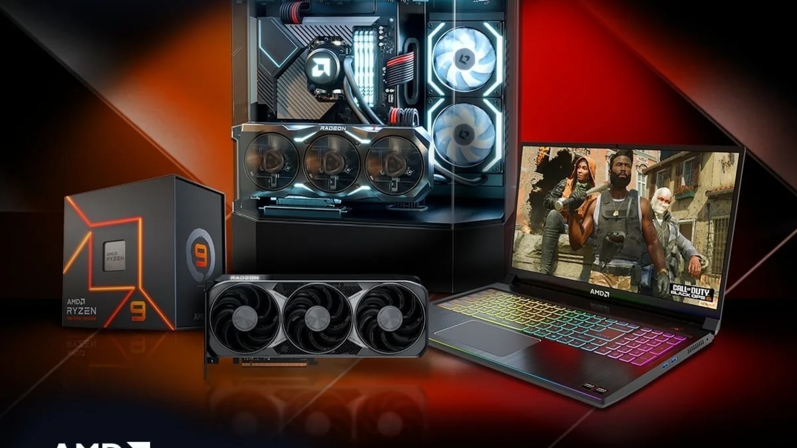 疑似為公版Radeon RX 9070 XT，《決勝時刻：黑色行動6》廣告出現AMD未知顯卡 | 4Gamers