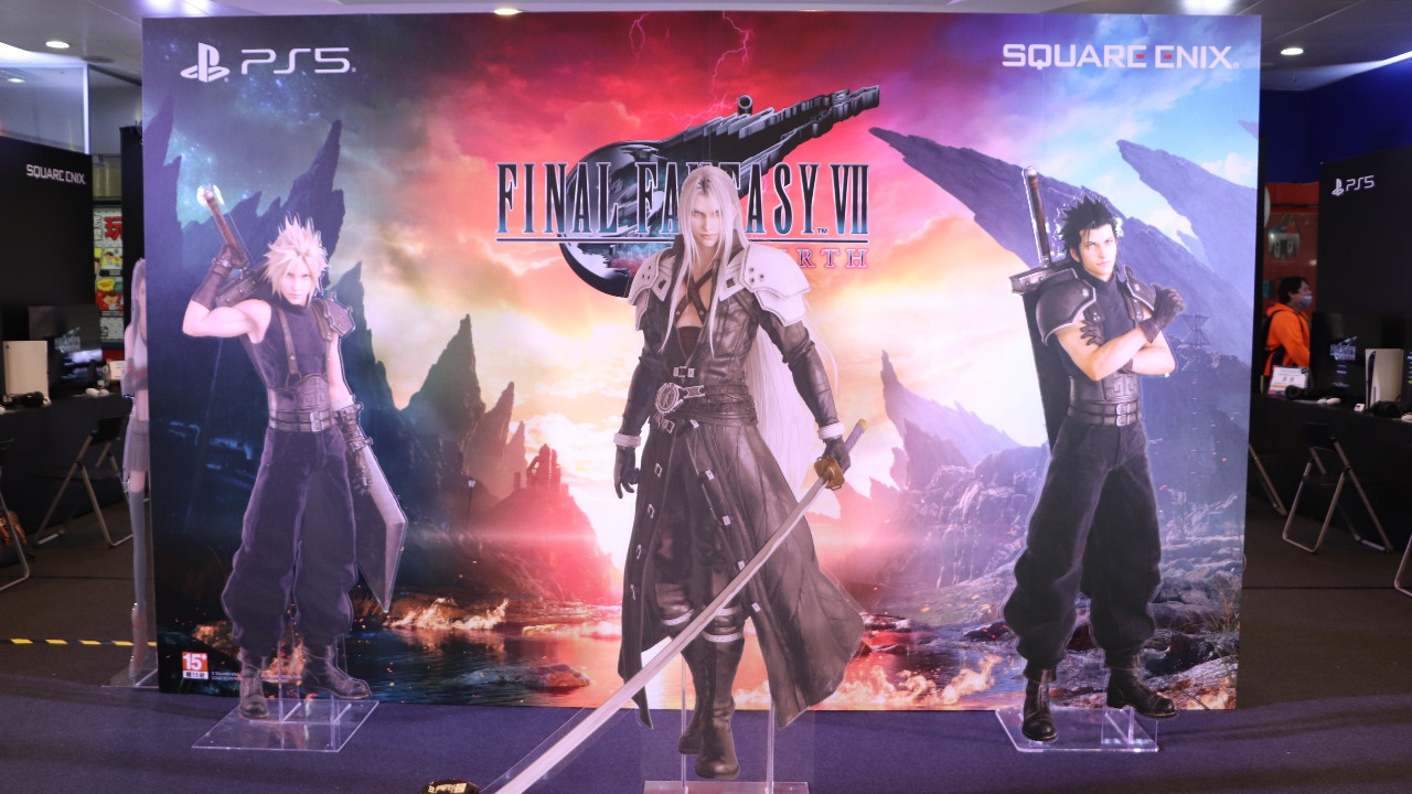 《FF7 Rebirth》在台北地下街舉辦上市紀念活動，免費手機掛繩等你拿 | 4Gamers