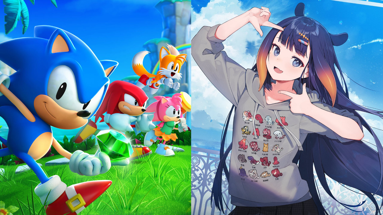 再展繪功，hololive VTuber Ina為《索尼克》創作官方漫畫 | 4Gamers