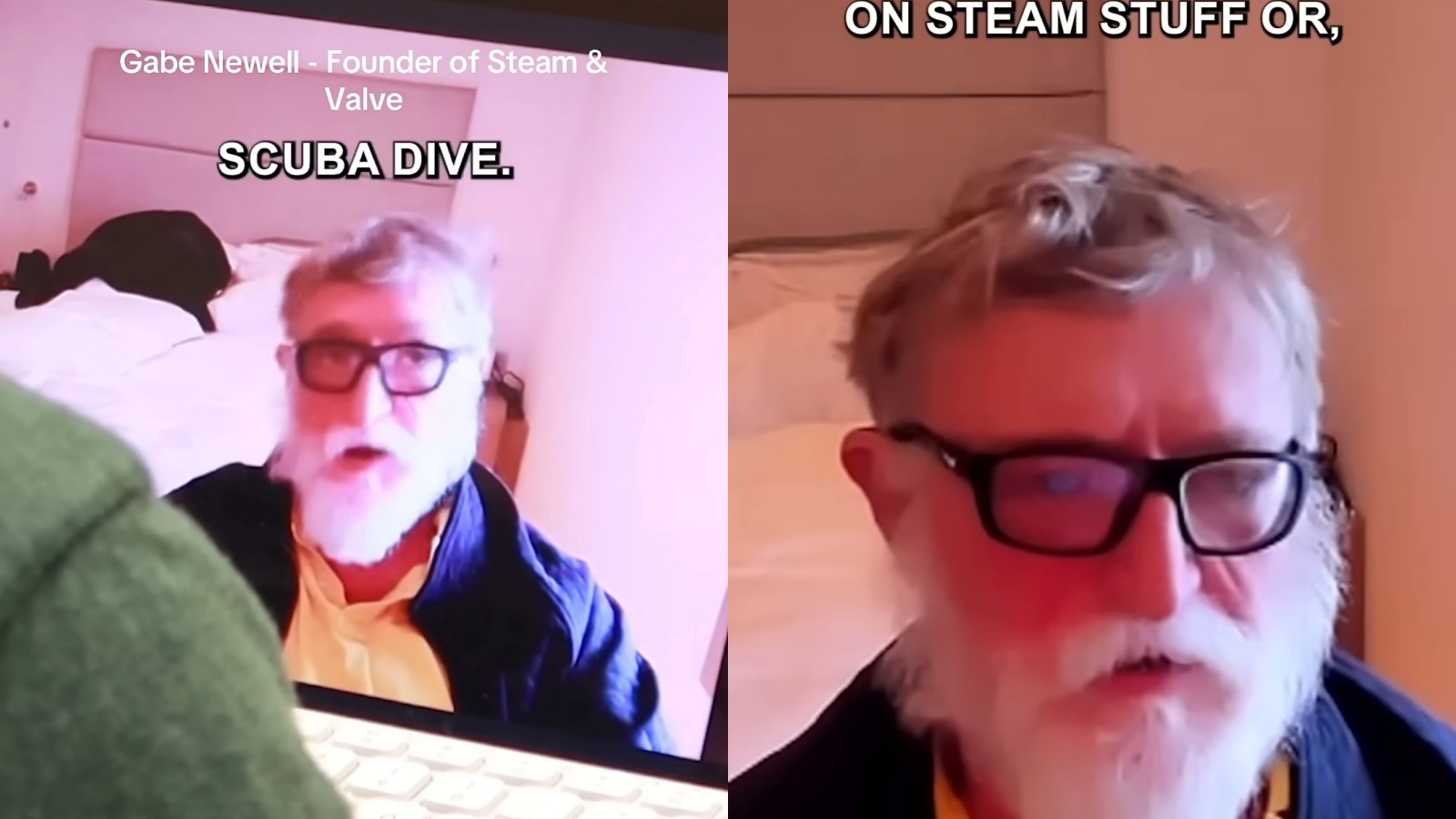 Steam之神Gabe Newell近況曝光：退休多年仍天天工作，潛水健身兩不誤 | 4Gamers