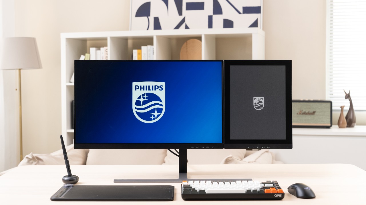 飛利浦全球首款ePaper商用雙螢幕電子紙顯示器，雙眼舒適、多工作業更容易 | 4Gamers