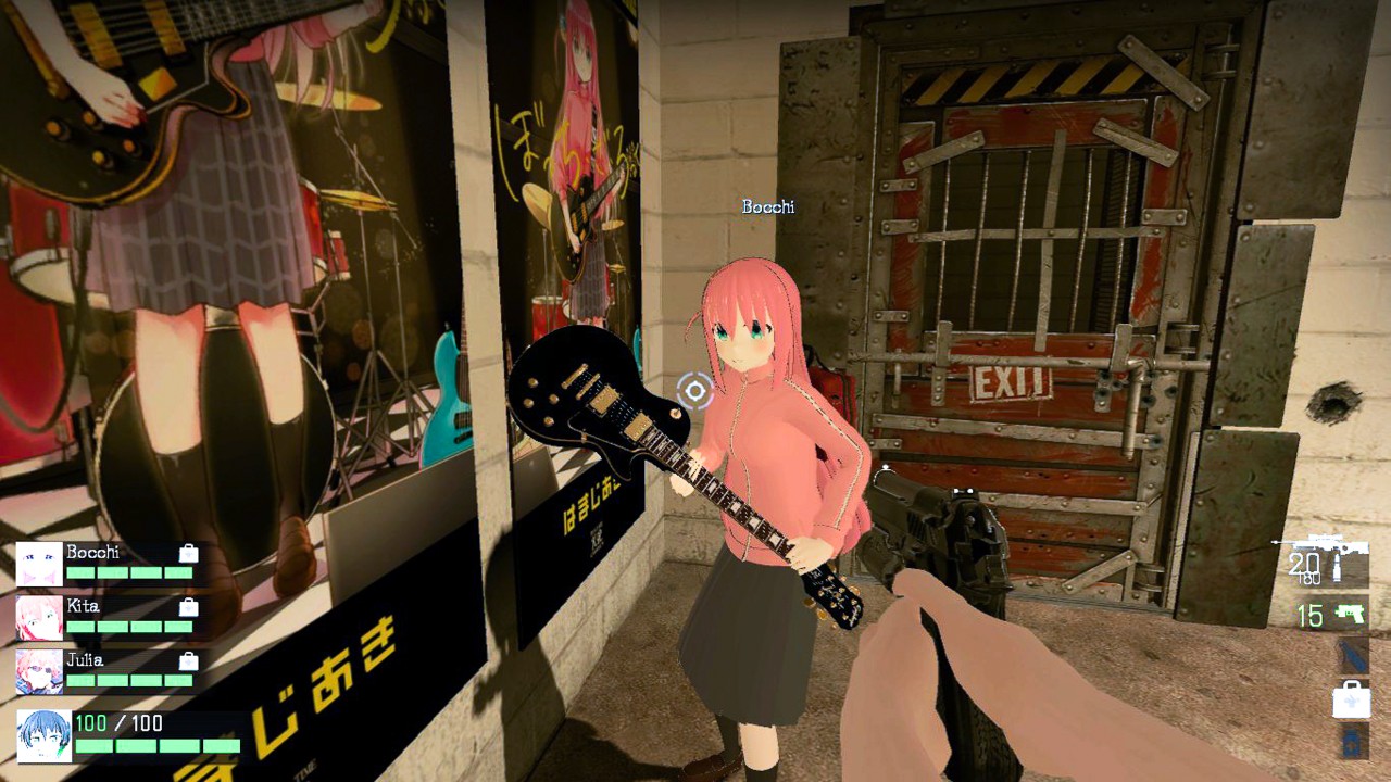 《孤獨搖滾》陰角就去打殭屍《L4D2》黑色嘉年華公演Mod，「小孤獨怪獸」遊戲化免費下載 | 4Gamers