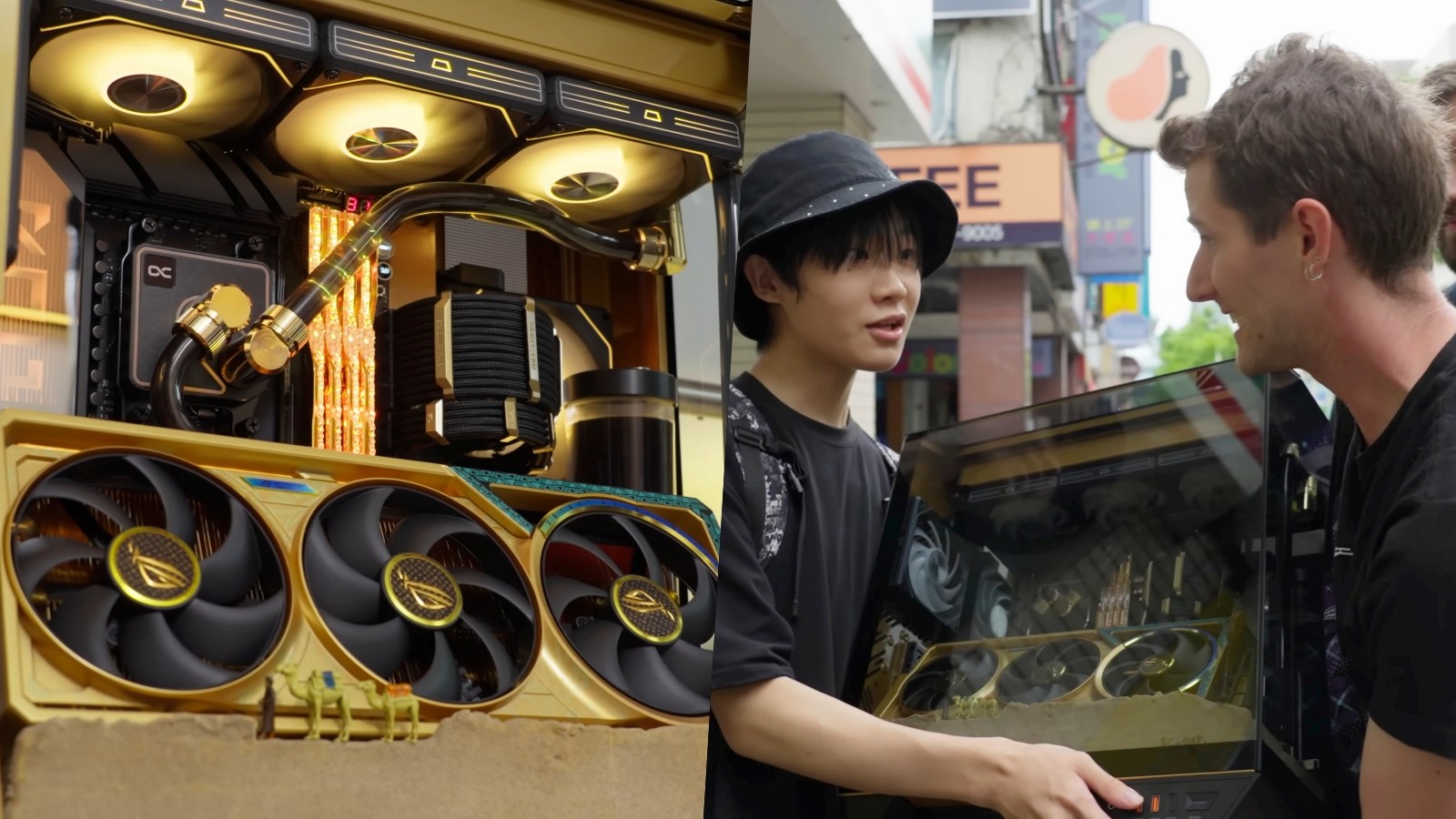 千萬科技頻道LTT再臨光華組36萬頂級PC送路人，這次放了張黃金RTX5090 | 4Gamers