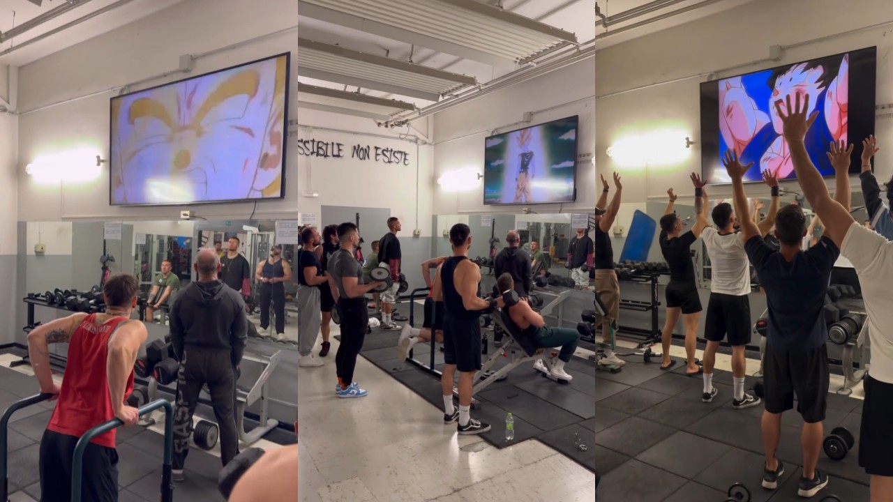 看《七龍珠》練肌肉成健身房新迷因，猛男們重訓中途呆看悟空變身超級賽亞人 | 4Gamers