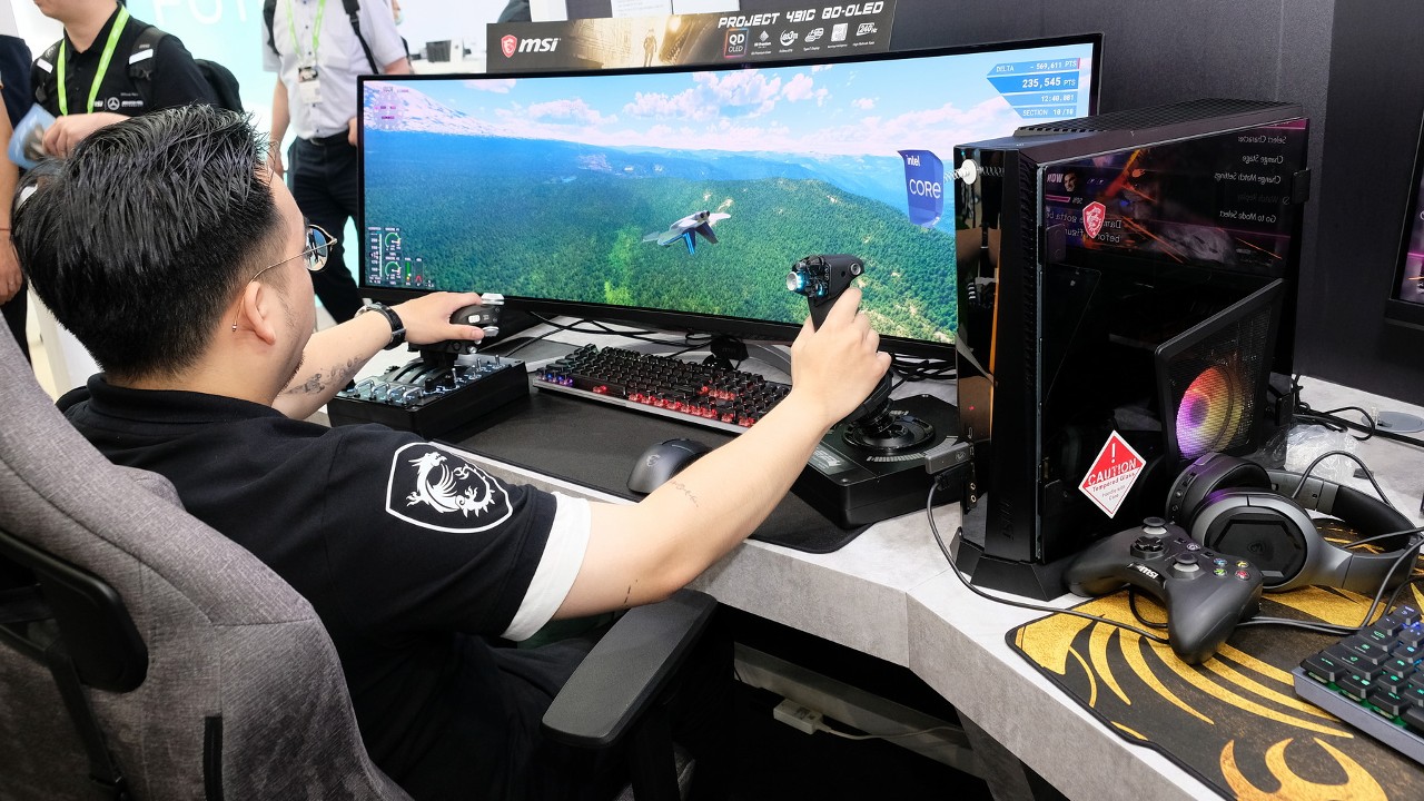 MSI新品大軍進攻COMPUTEX！頂規顯示器、主機齊亮相，Project 491C QD OLED成展場亮點 | 4Gamers