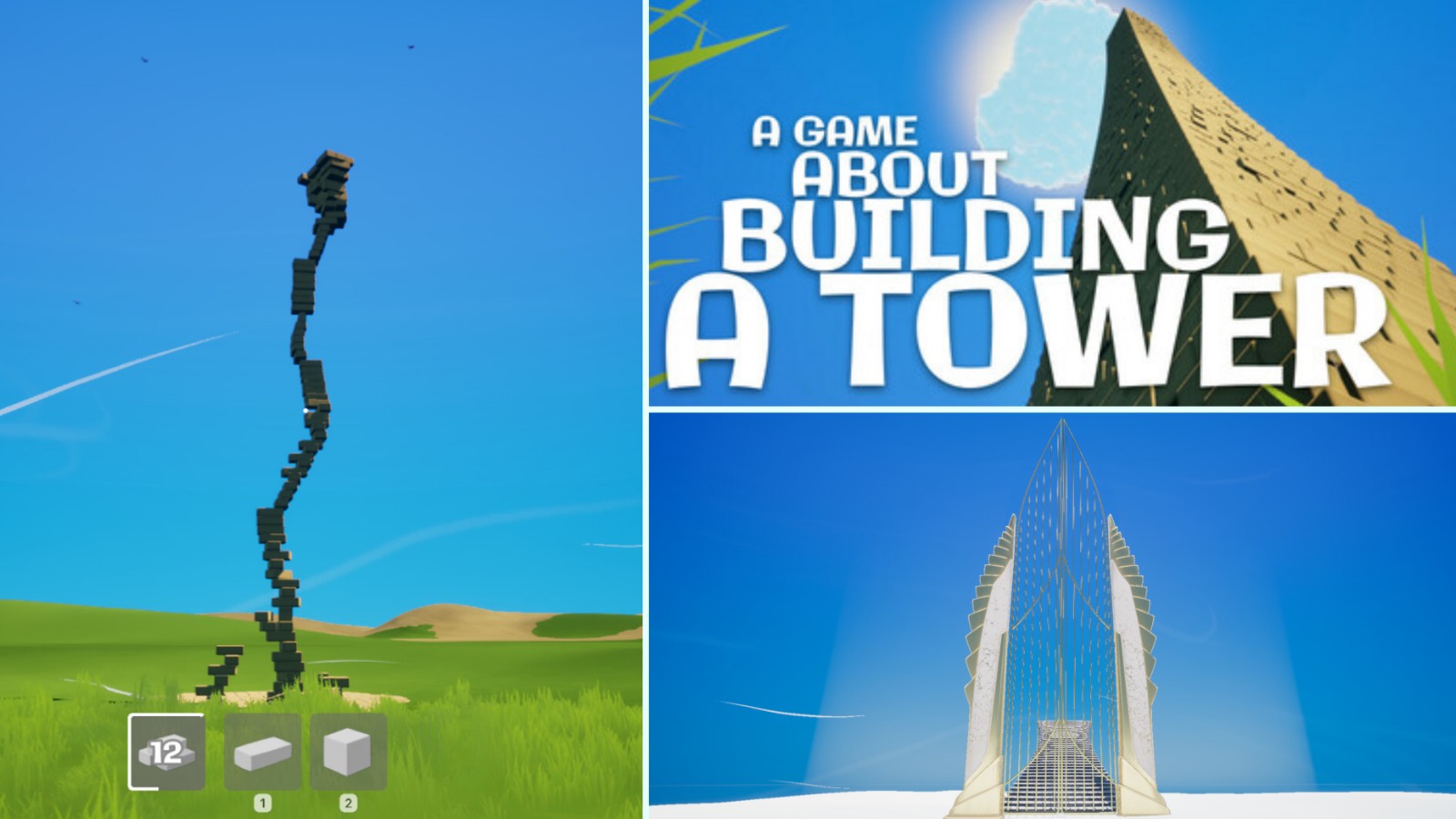 腦洞蓋塔上天堂遊戲《A Game About Building A Tower》將登Steam，用物理方法試圖重返天堂的放逐之人 | 4Gamers
