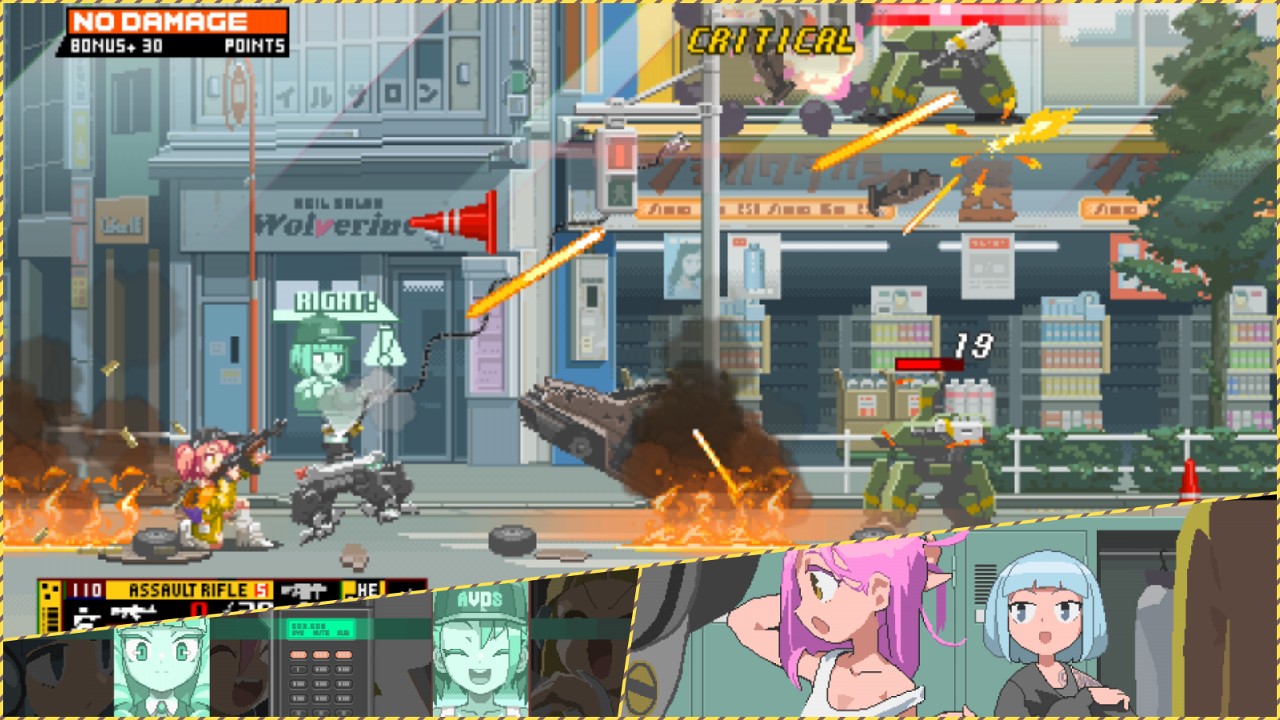 東京女警鎮暴大作戰！《Nitro Express》2D橫捲射擊新作2025登上Steam | 4Gamers