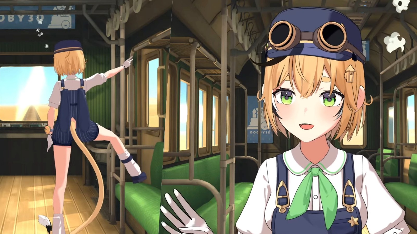 VTuber跳鼠Dooby曾是艾美獎專業音效師，「打嗝就鳴笛」火車上曝神秘藍角色 | 4Gamers