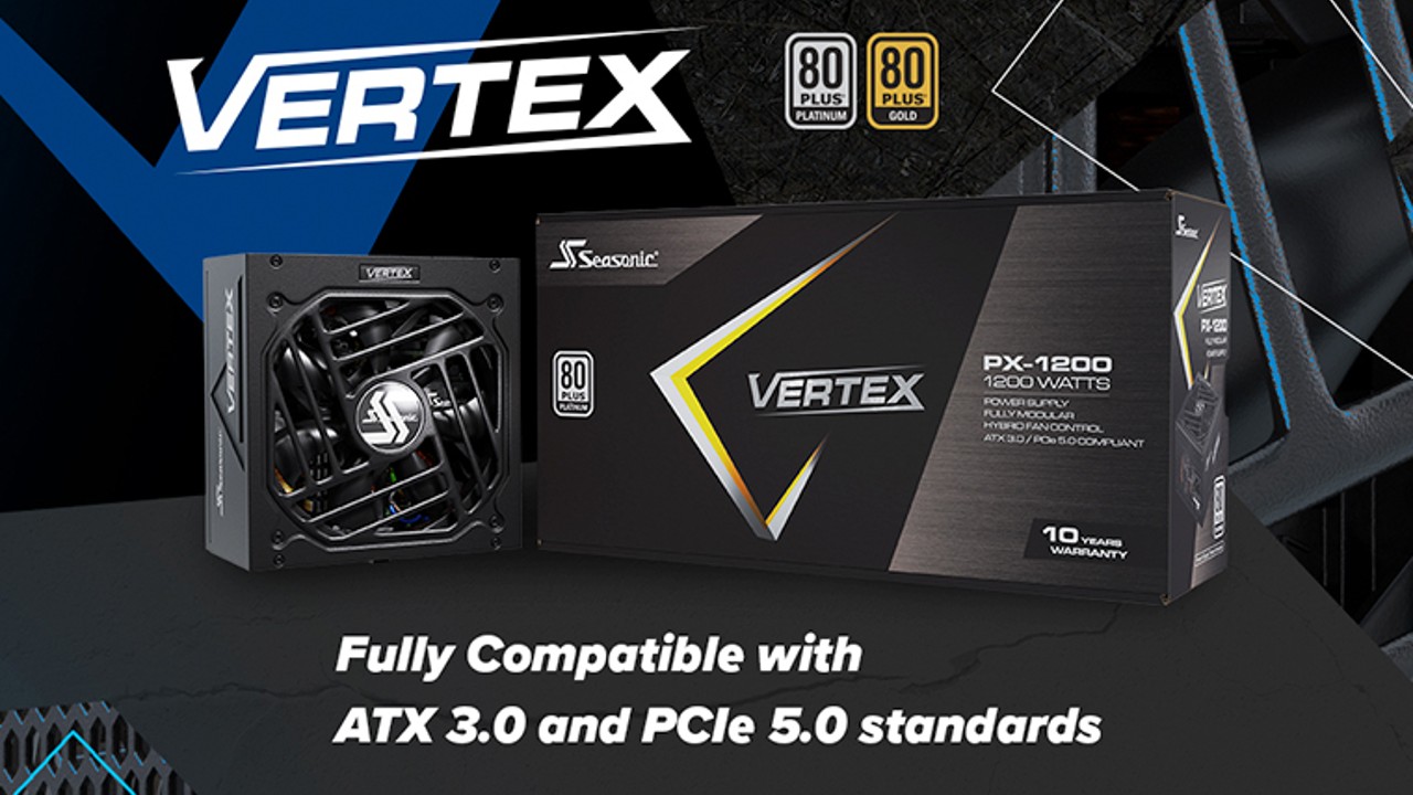 Seasonic推全新VERTEX系列電源，相容ATX 3.0和 PCIe 5.0標準設計 | 4Gamers