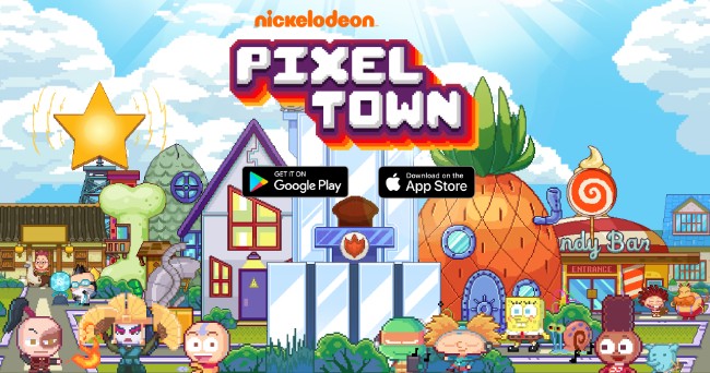 Nickelodeon Pixel Town เกมสร้างเมืองบนมือถือ ตัวการ์ตูนดังเพียบ เปิดให้ ...