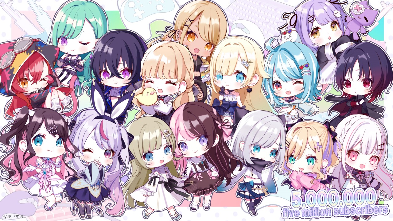 人氣高漲！VTuber團體VSPO頻道總訂閱破500萬，官方公開無料慶祝活動 | 4Gamers