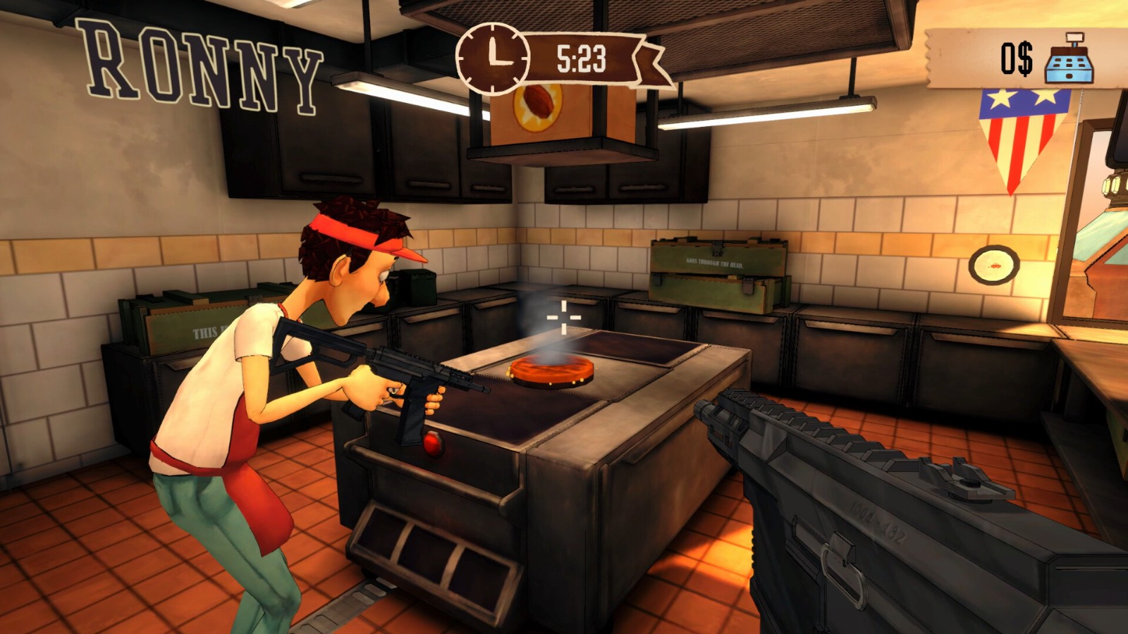 Steam多人惡搞烹飪《American Cooking Simulator: Multiplayer》，開火做漢堡體驗美式🔫料理 | 4Gamers
