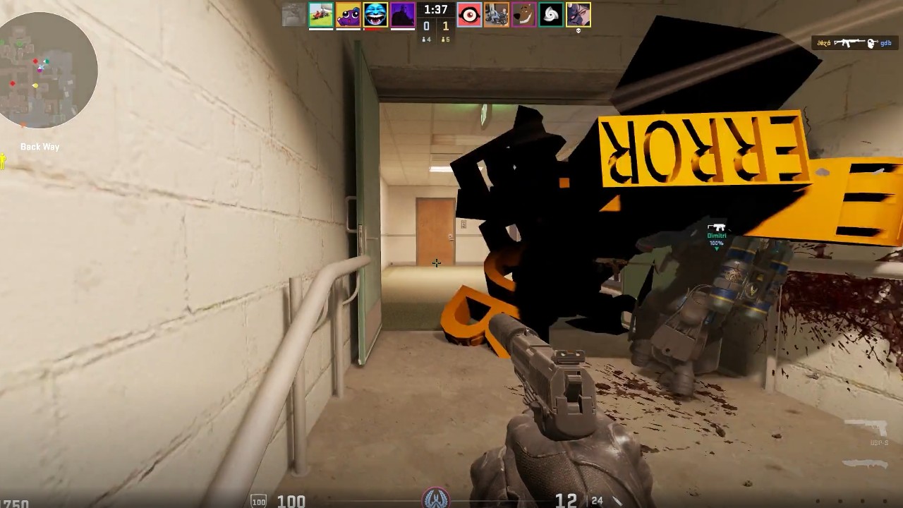 追加熱狗吊飾後，《CS2》武裝庫更新爆出「ERROR Man」錯誤破圖Bug頻傳 | 4Gamers