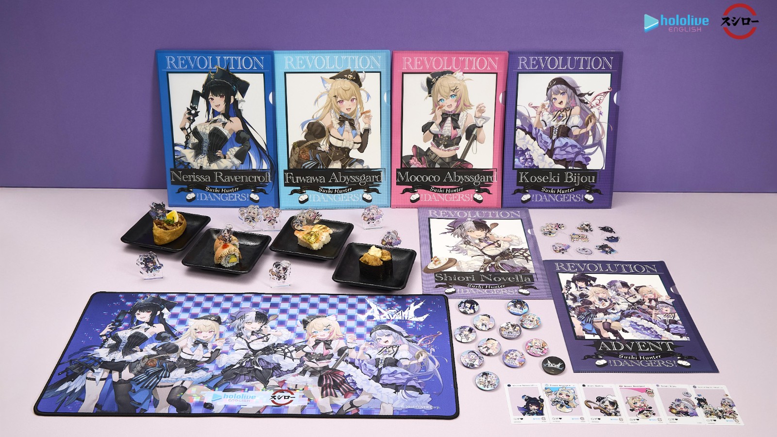 台灣壽司郎holoEN Advent聯名「海味獵人懸賞令」細節公開，6/16全台啟航 | 4Gamers