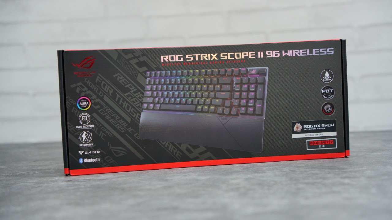 華碩ROG Strix Scope II 96 Wireless鍵盤評測：串起家族生態系 | 4Gamers