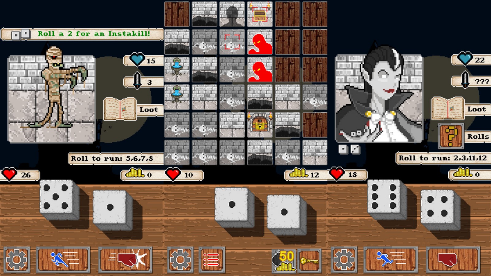 Steam限免送《Snake Eyes Dungeon》擲骰肉鴿地城冒險遊戲限時免費 | 4Gamers