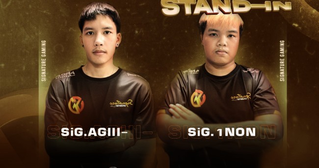 เปิดตัวไลน์อัพ Signature Gaming PUBG ที่จะเข้ามา Stand-in ให้ชั่วคราว ...