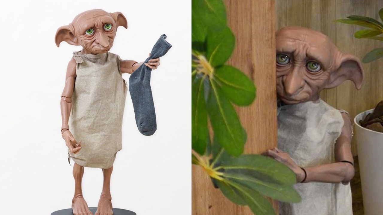 自由的家庭小精靈，《哈利波特》「多比」60公分可動雕像開賣 | 4Gamers