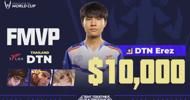 RoV AWC 2021 เจ้าเต้ Erez จาก Dtac Talon ผงาดคว้ารางวัลผู้เล่นยอดเยี่ยม ...