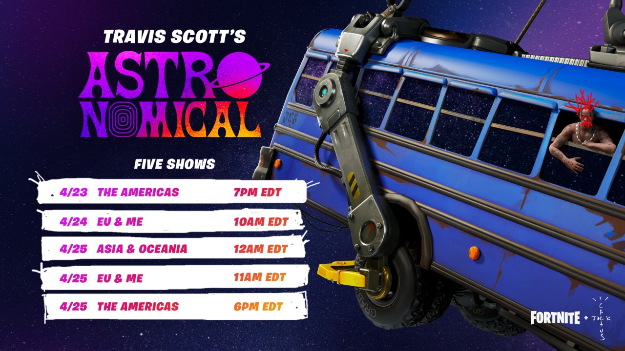 Travis Scoot Rapper ชื่อดังเตรียมจัดคอนเสิร์ตในเกม Fortnite ...