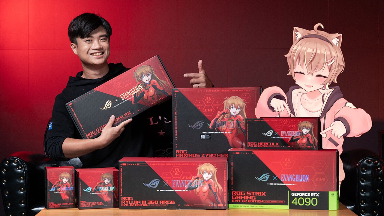 從啟蒙到信仰－ROG x EVA x 杏仁ミル PCDIY組裝企劃 | 4Gamers
