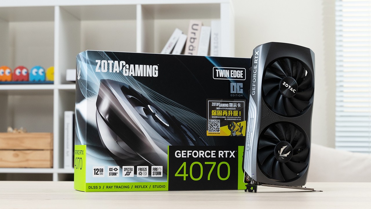 ZOTAC GAMING GeForce RTX 4070 Twin Edge OC-小機殼最佳2K顯卡 | 4Gamers
