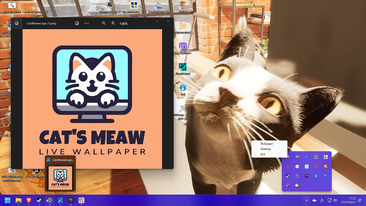 Windows桌布也能養貓🐾Steam新作《Cat's Meow Live Wallpaper》9月15日推出 | 4Gamers