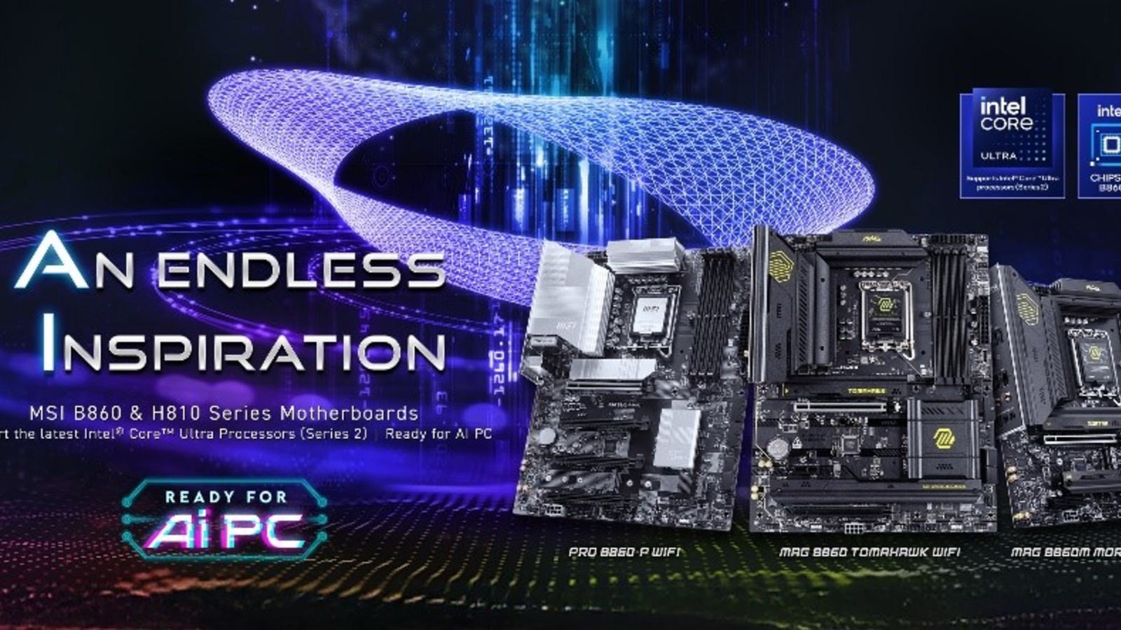 CES 2025微星發表Intel B860 與 H810 主機板：重塑性能極限，激發潛能 | 4Gamers