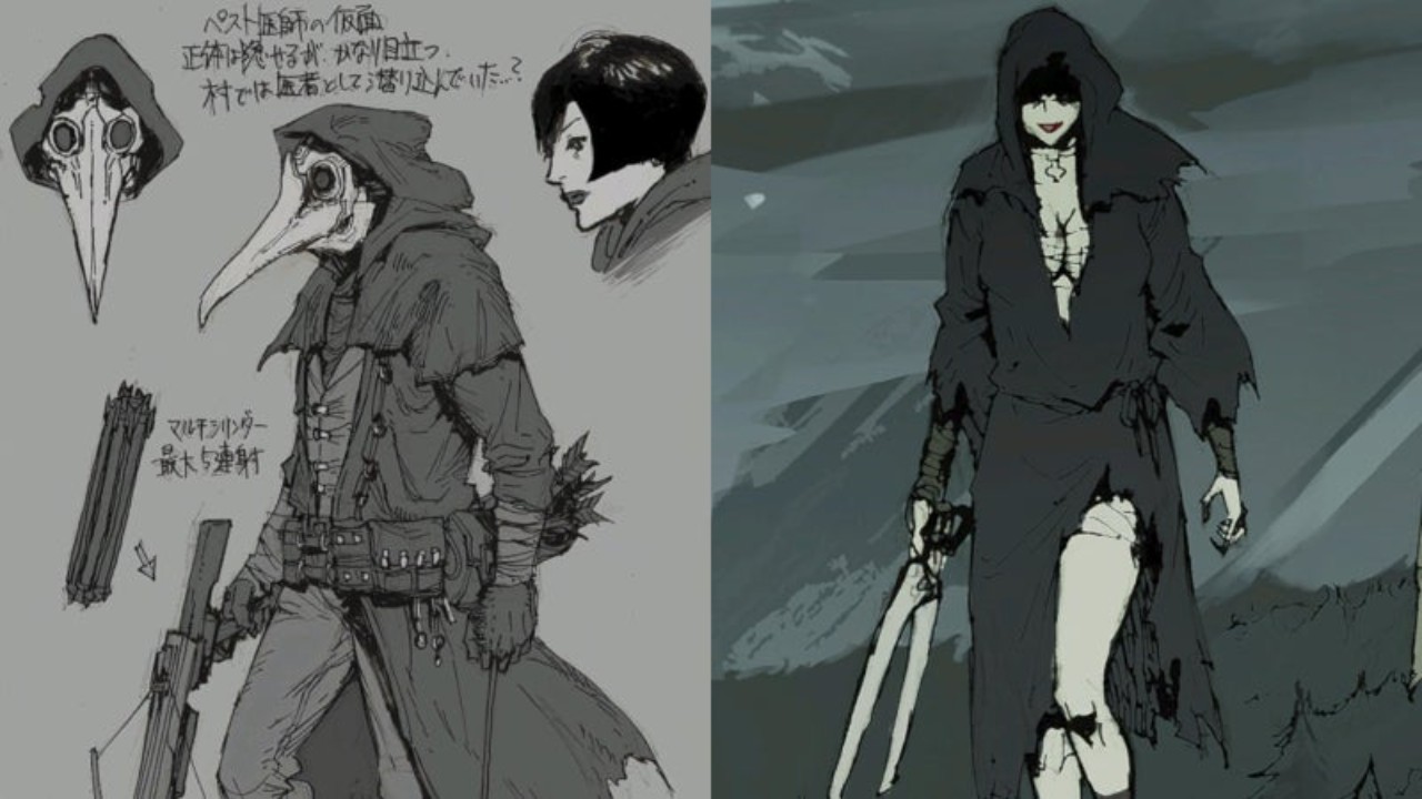 เผยภาพ concept art ของ Ada Wong และ ดีไซน์เริ่มแรกของ Lady Dimitrescu ...